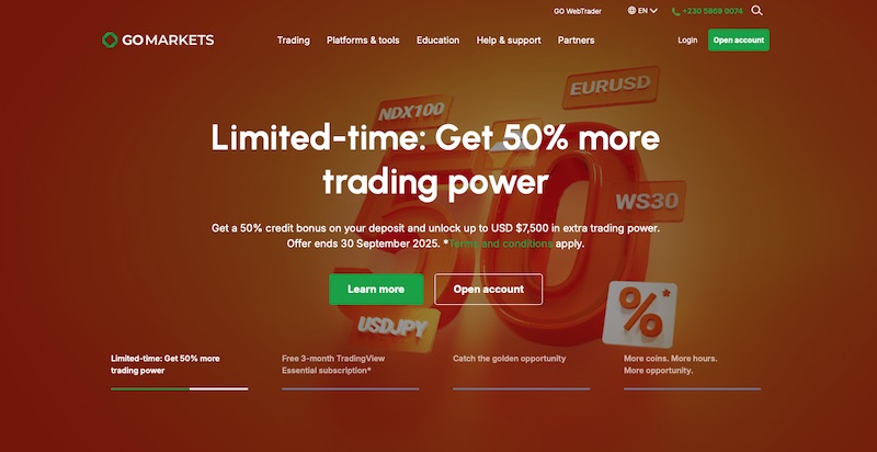 GO Markets - Forex Penguin